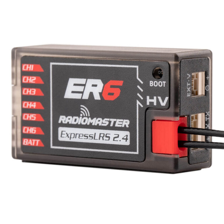RadioMaster ER6 ExpressLRS PWM receiver (6 channels) (2.4GHz) - TekRC EU