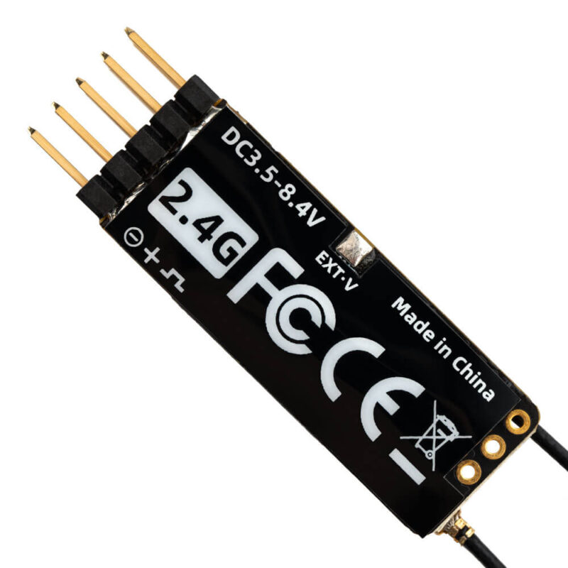 RadioMaster ER6G ExpressLRS PWM receiver (6 channels) (2.4GHz) - TekRC EU