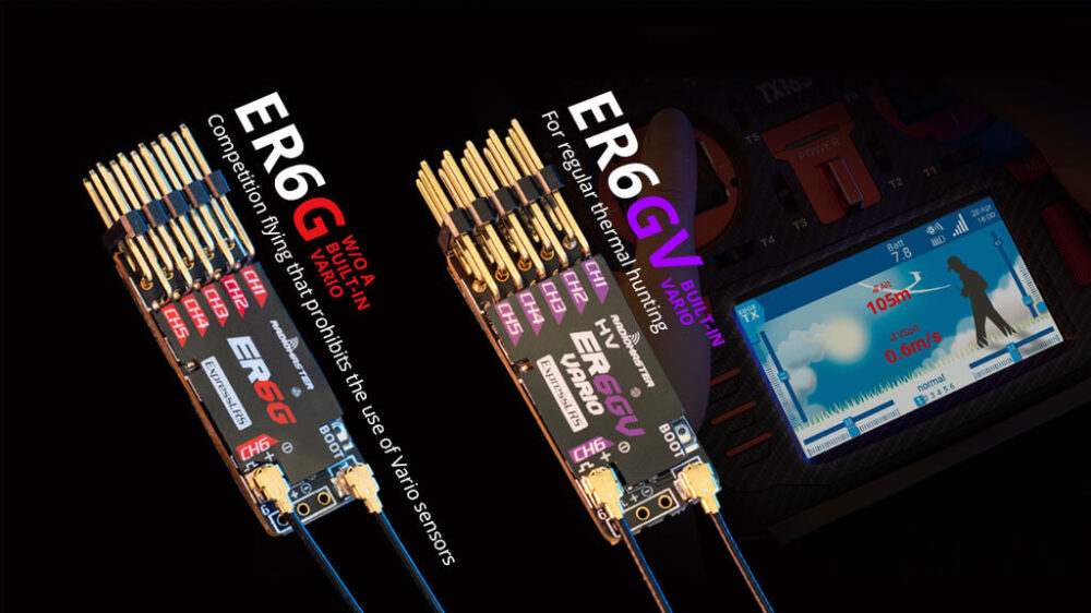 RadioMaster ER6G ExpressLRS PWM receiver (6 channels) (2.4GHz) - TekRC EU