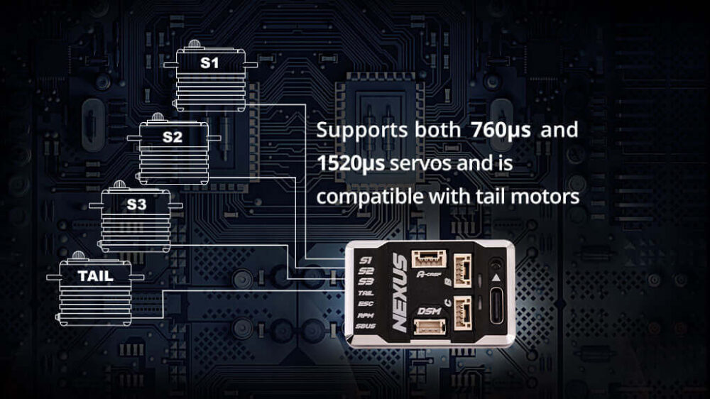 RadioMaster NEXUS Helicopter Flight Controller for Rotorflight - TekRC EU